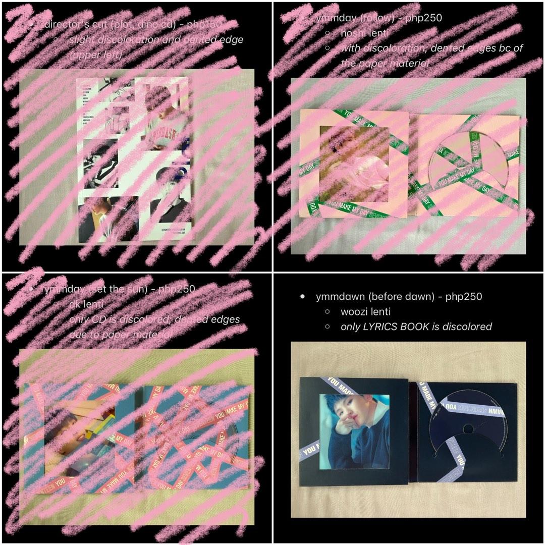 SEVENTEEN SVT Unsealed Albums with Inclusions (No PCs), Hobbies & Toys ...