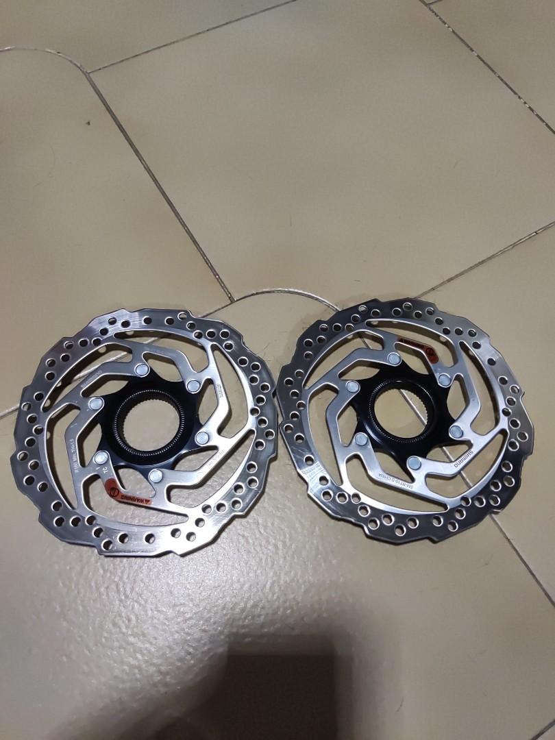 Shimano SM-RT10-S 160mm rotors (pair), Sports Equipment, Bicycles ...