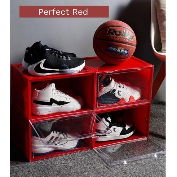 Shoe Box Big Capacity Stackable Magnetic Acrylic Side Open Display ...