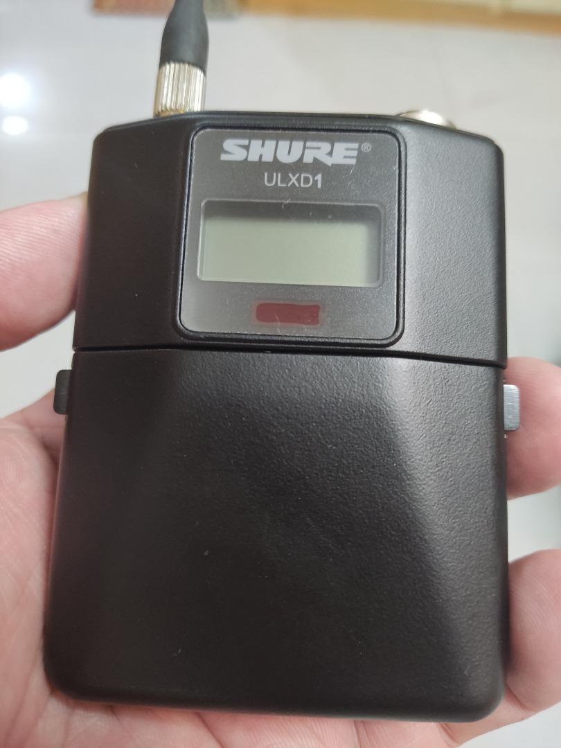 SHURE WIRELESS RECEIVER AND TRANSMITTER MODEL ULXD4Q G50, Audio ...