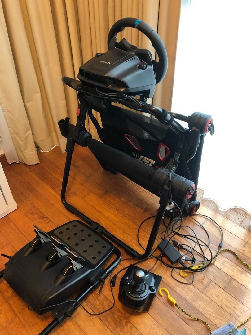 Sim Racing Rig - G29 Logitech Driving Force Steering Wheel with Racing ...