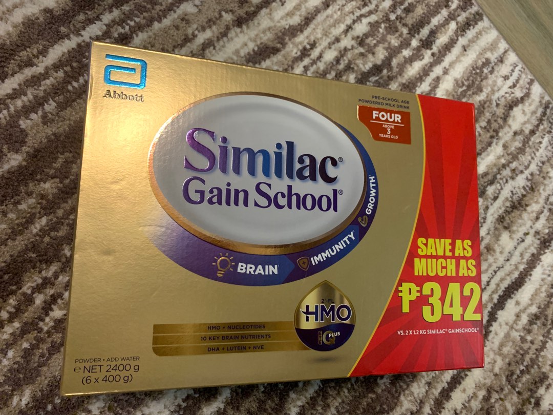 SIMILAC GAIN SCHOOL FOUR-above 3yrs old, Food & Drinks, Beverages on ...