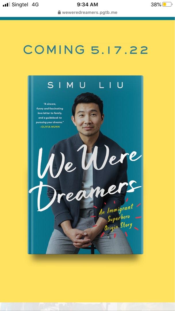 Simu Liu’s we were dreamers, Hobbies & Toys, Books & Magazines, Fiction ...