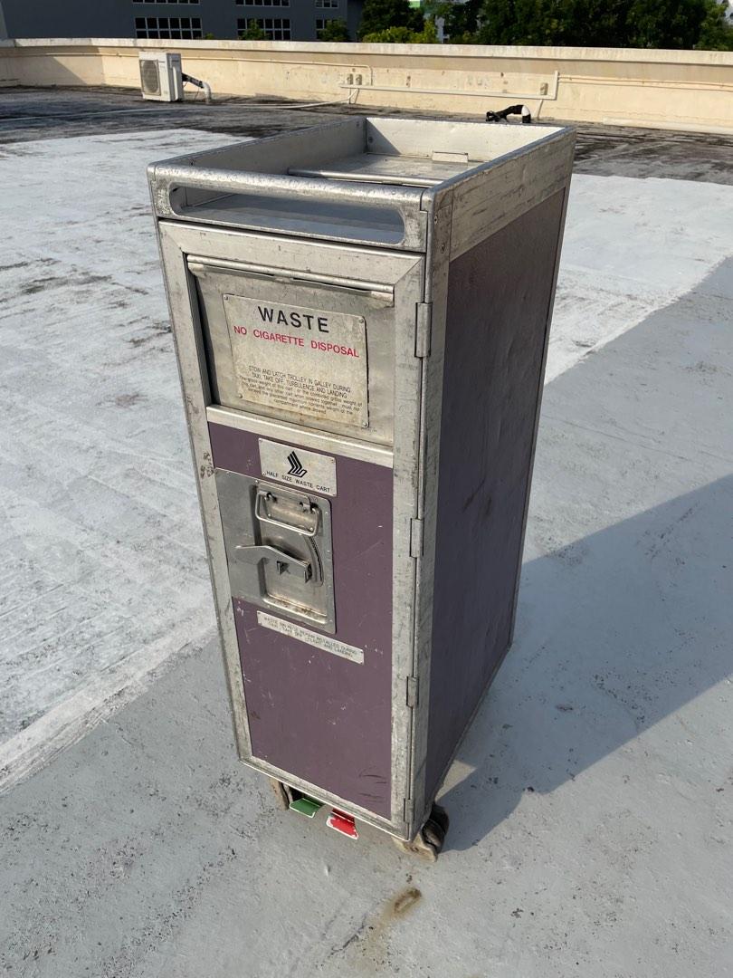 Singapore Airlines Half Cart Waste Bin, Hobbies & Toys, Memorabilia ...