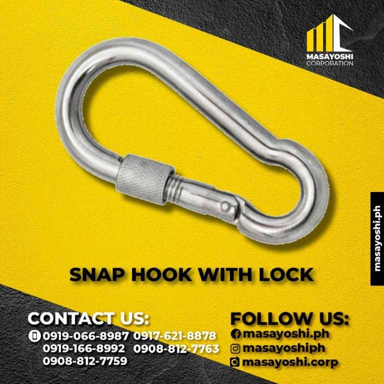 Snap Hook W/O Lock | Hook with Lock | Locking Equipment | Lock, Commercial & Industrial ...