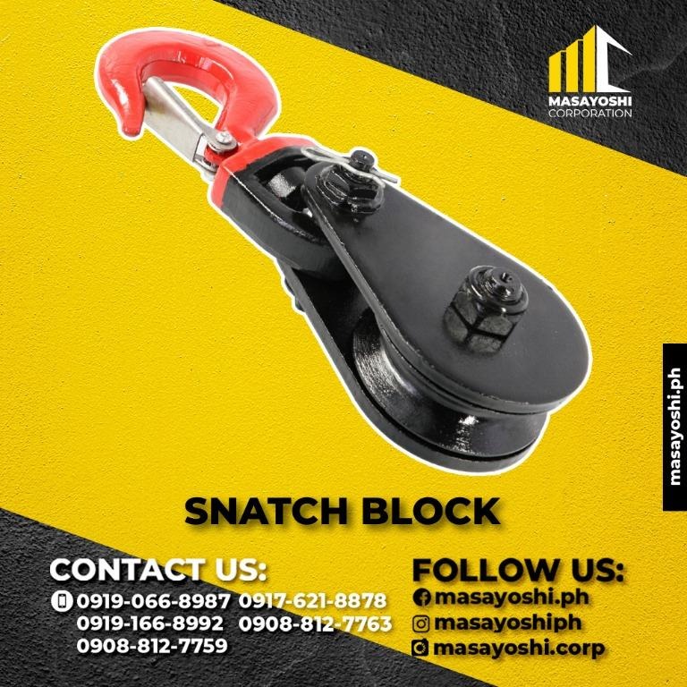 Snatch Block | Pulley | Lifting Equipment | Pulley Block, Commercial ...