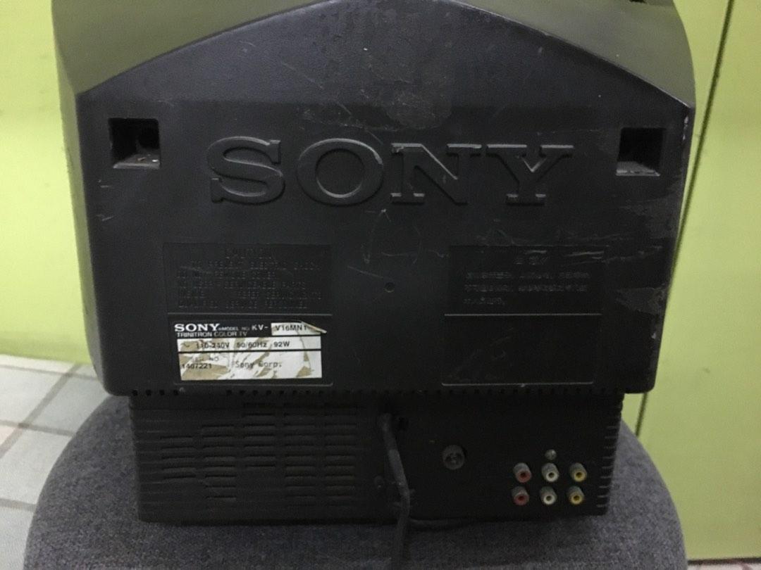 Sony Tri ntron colour TV, 家庭電器, 電視 & 其他娛樂, 電視 - Carousell