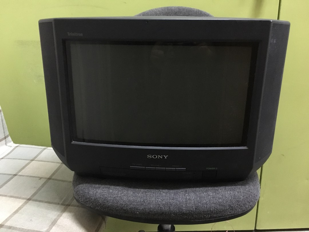 Sony Tri ntron colour TV, 家庭電器, 電視 & 其他娛樂, 電視 - Carousell
