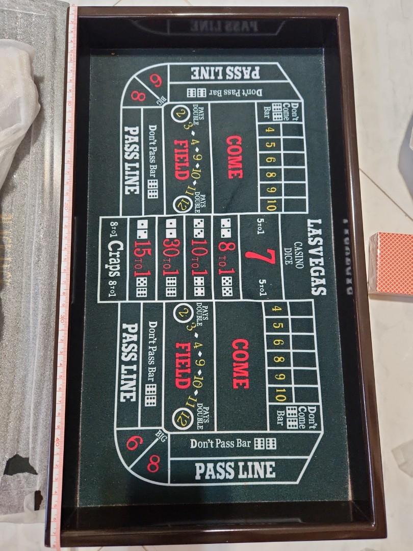 Wood Roulette wheel Chips Cards Dice bnib, Hobbies & Toys, Toys & Games ...