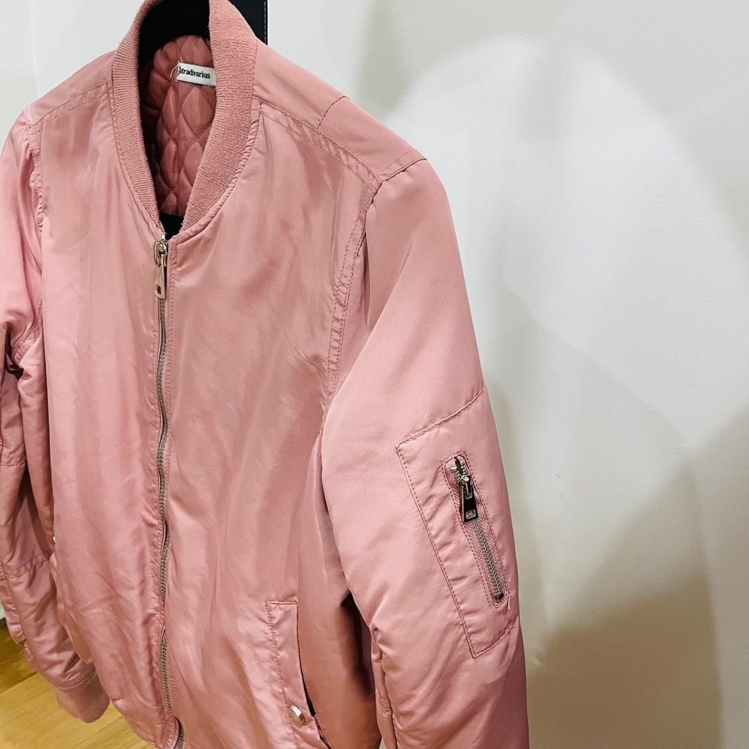 Stradivarius Bomber Jacket Small, Women's Fashion, Coats, Jackets and ...