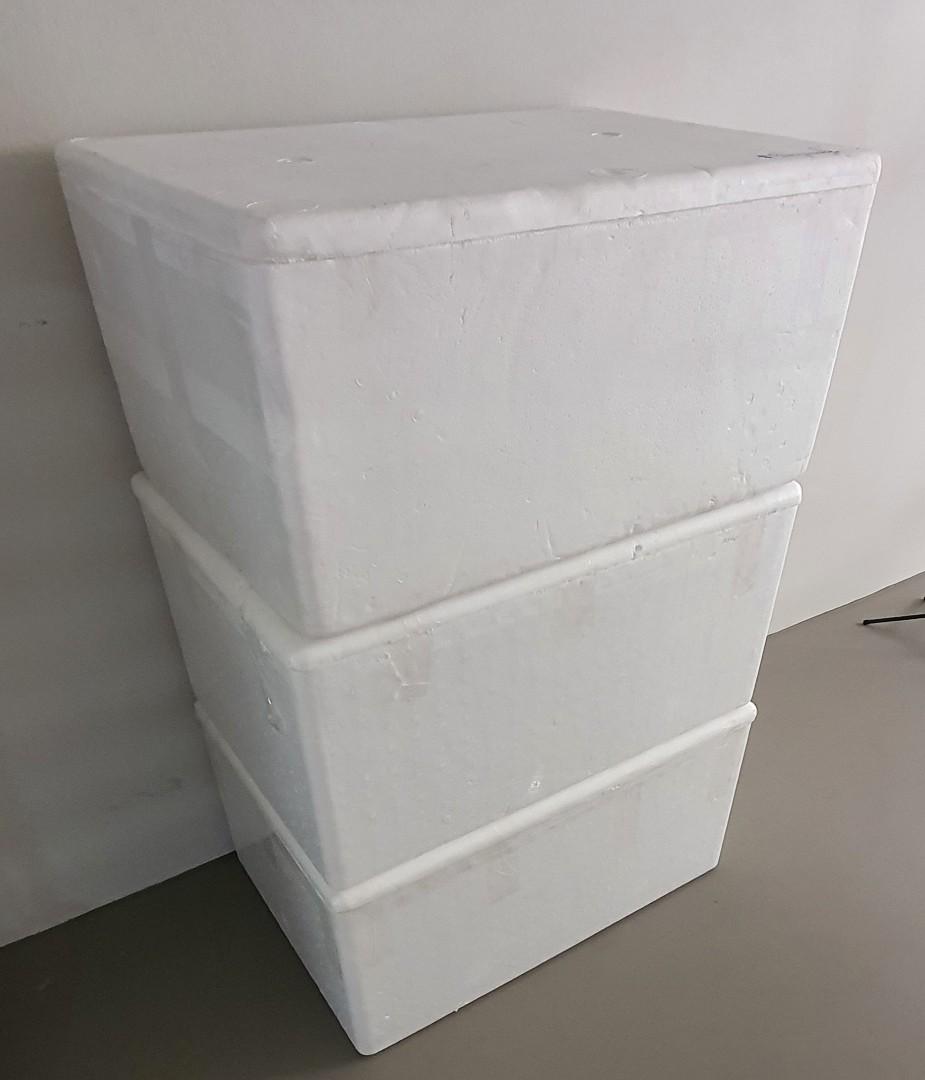 Styrofoam boxes big 28/19/14", Furniture & Home Living, Home ...