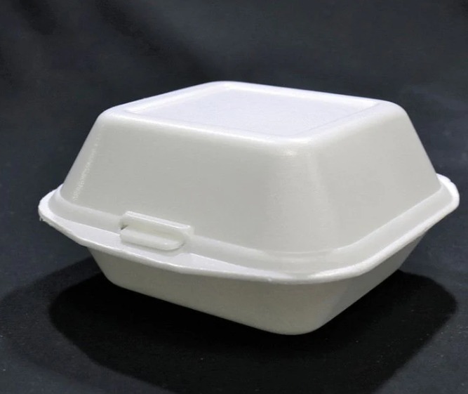 Styrofoam Burger Lock Box, Food & Drinks, Packaged & Instant Food on ...