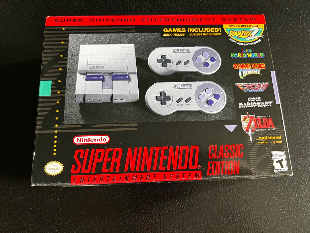 Super Nintendo classic, Hobbies & Toys, Toys & Games on Carousell
