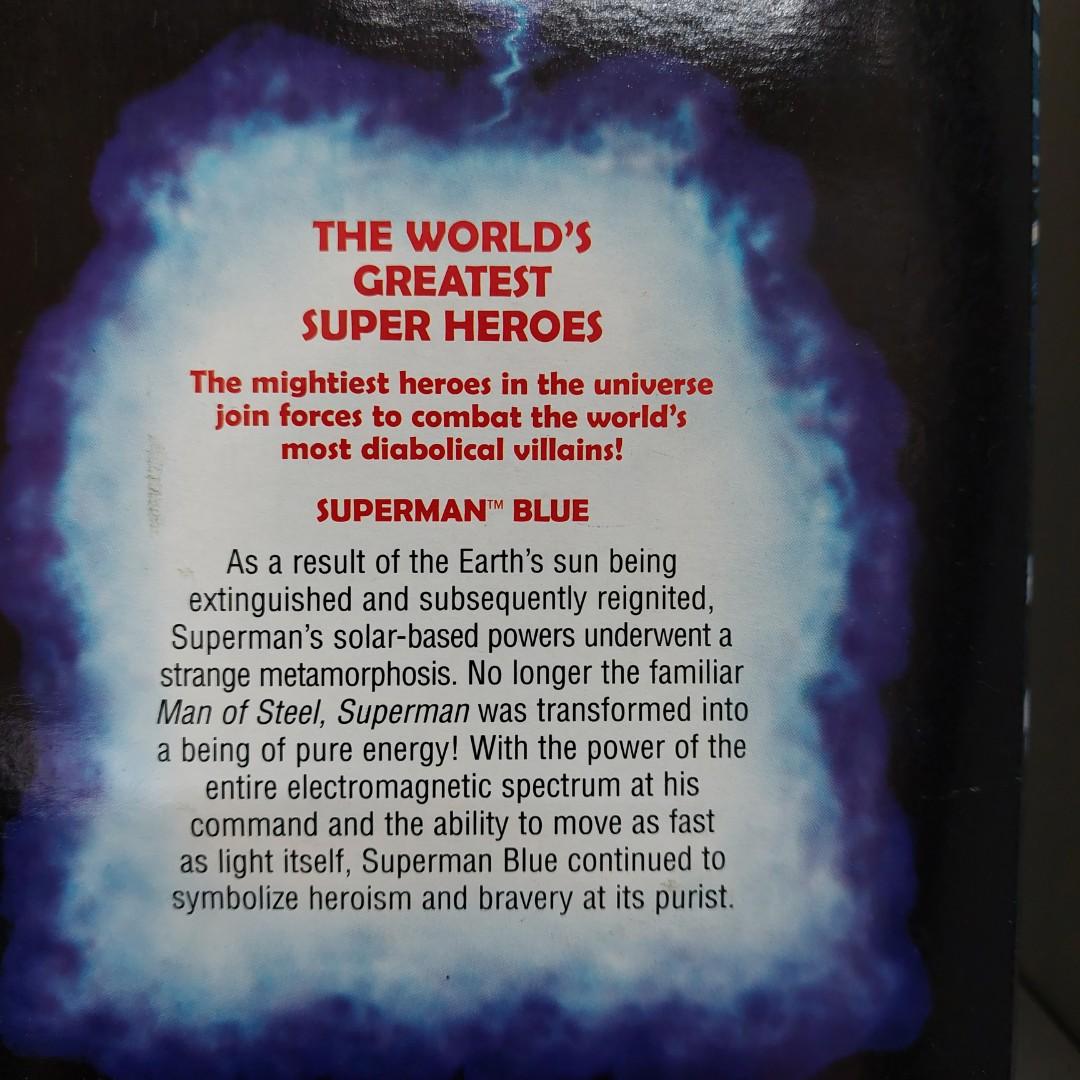Superman Blue JLA Action Figure, Hobbies & Toys, Toys & Games on Carousell