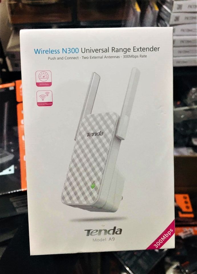 Tenda A9 Wireless N300 Universal Wi-Fi Range Extender, Computers & Tech ...