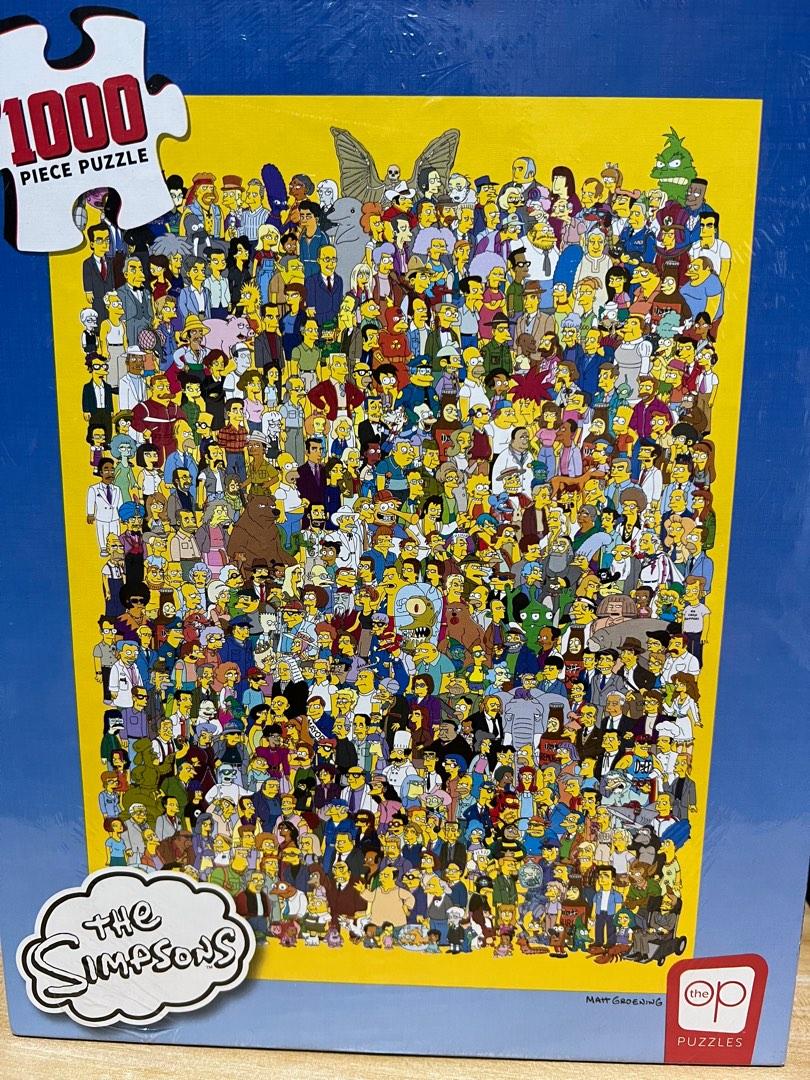 The simpsons puzzle 1000 塊, 興趣及遊戲, 玩具 & 遊戲類 - Carousell
