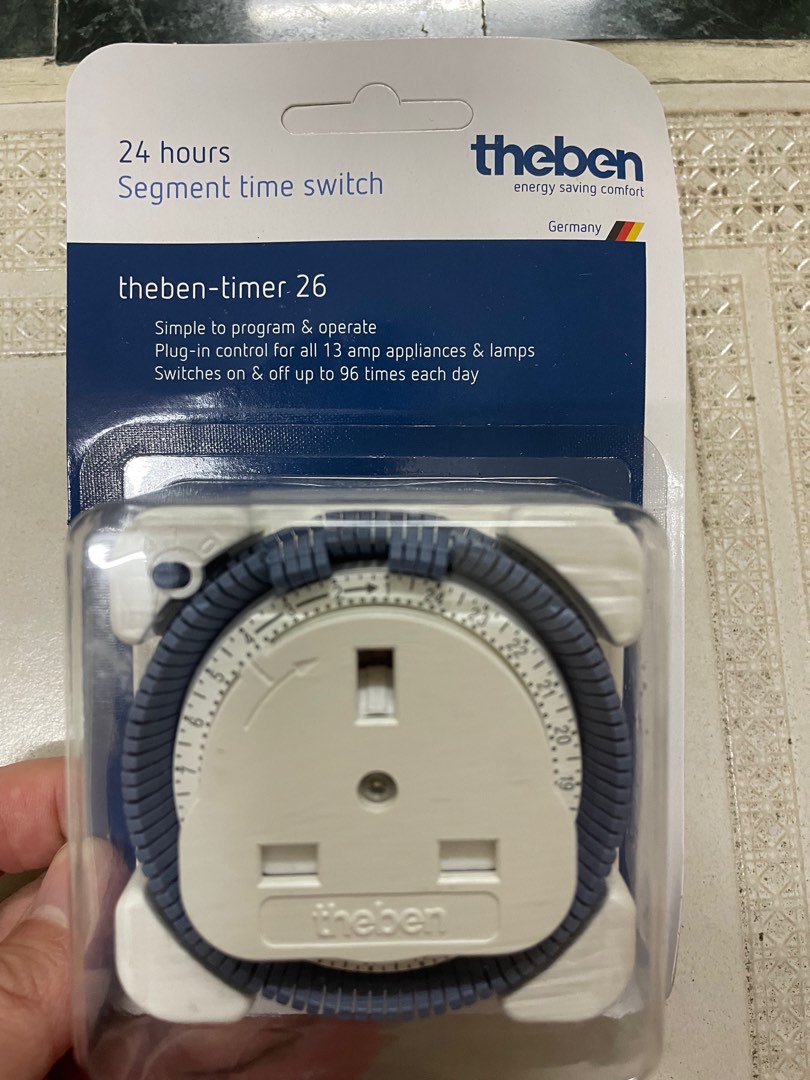 TheBen 24hr segment timer, TV & Home Appliances, Other Home Appliances ...