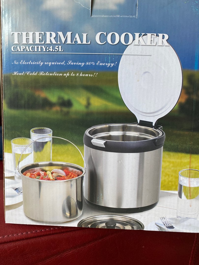 Thermal cooker 4.5 L, TV & Home Appliances, Kitchen Appliances, Cookers ...