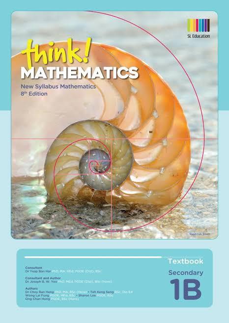 think mathematics secondary textbook 1A 1B 8th edition original, Buku ...