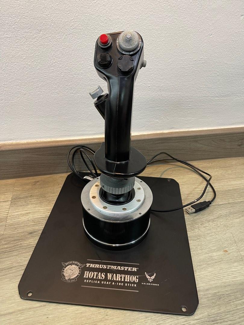 Thrustmaster Hotas Warthog Flight stick and throttle, Video Gaming ...