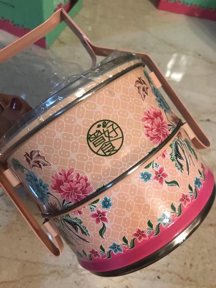 Stainless steel Tingkat/ Tiffin / mooncake tin tingkat / Peranakan ...