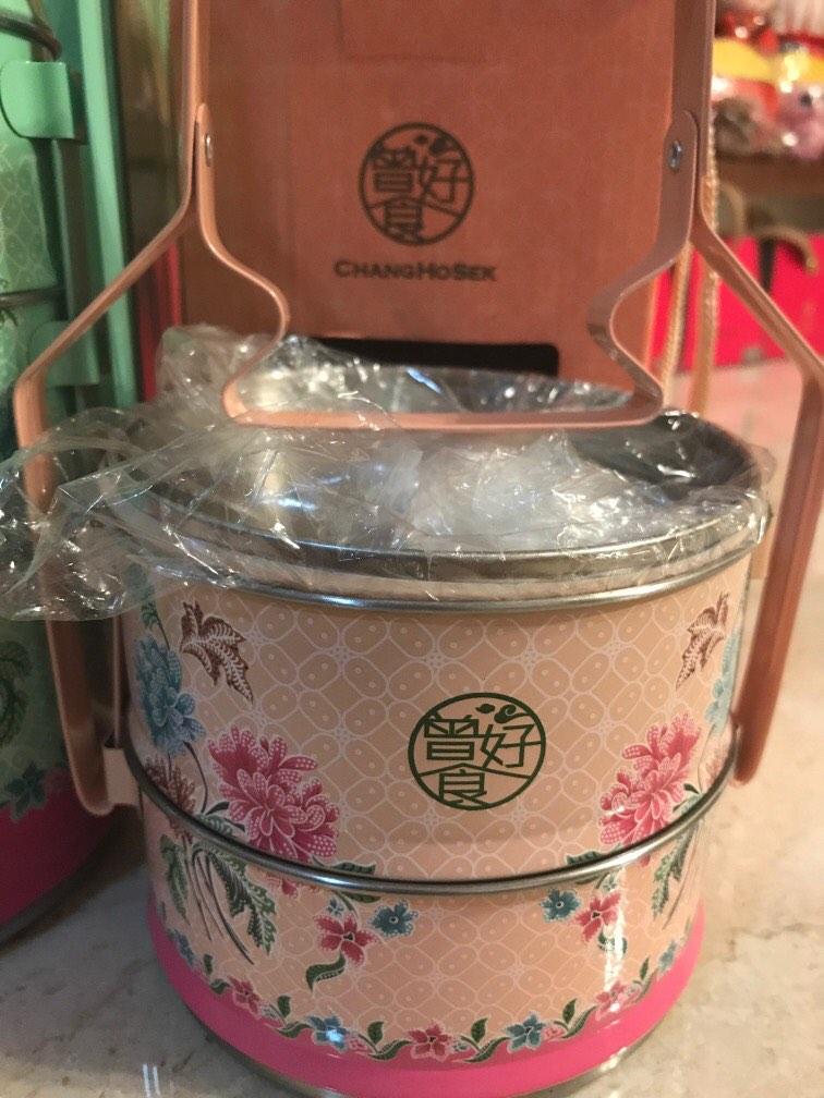 Stainless steel Tingkat/ Tiffin / mooncake tin tingkat / Peranakan ...
