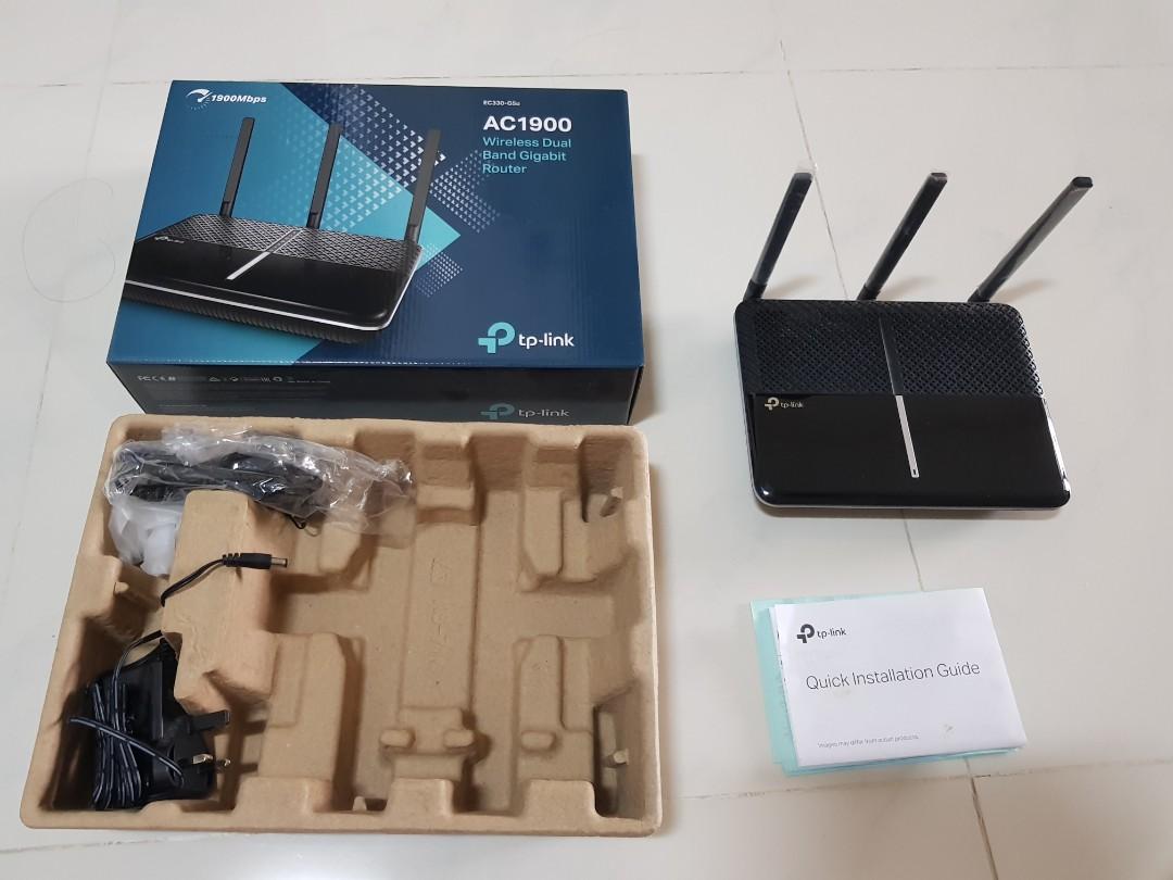 TP Link AC1900 Wireless Dual Band Router, Computers & Tech, Parts ...