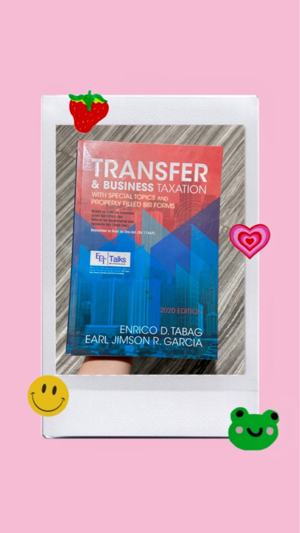 Transfer and Business Taxation by Tabag (2020 ed), Hobbies & Toys ...