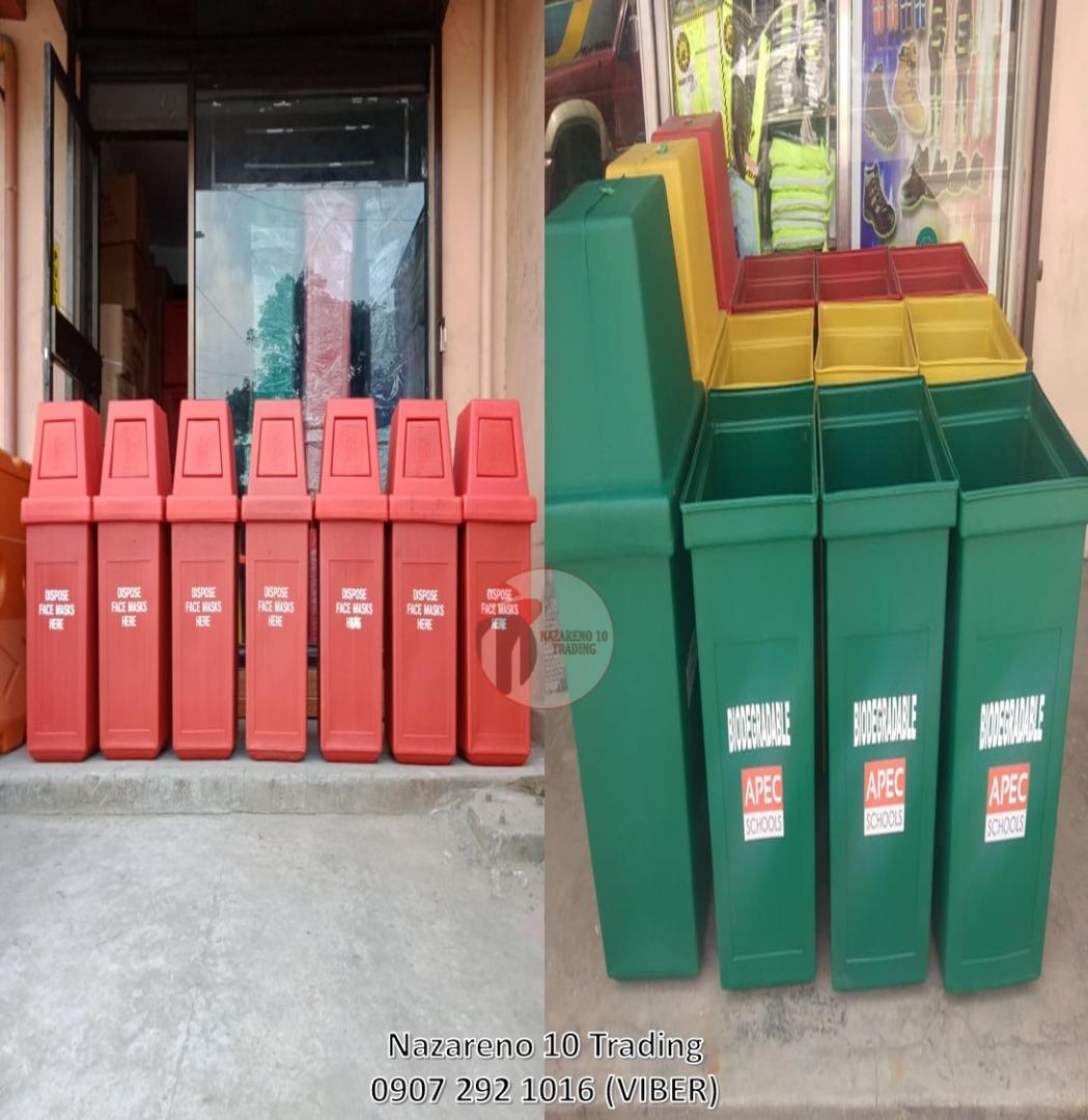 trash bin Hooded bin segregation 294, Furniture & Home Living, Cleaning ...