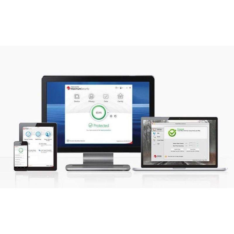 Trend Micro Maximum Security Antivirus 2022 Version | Genuine License ...