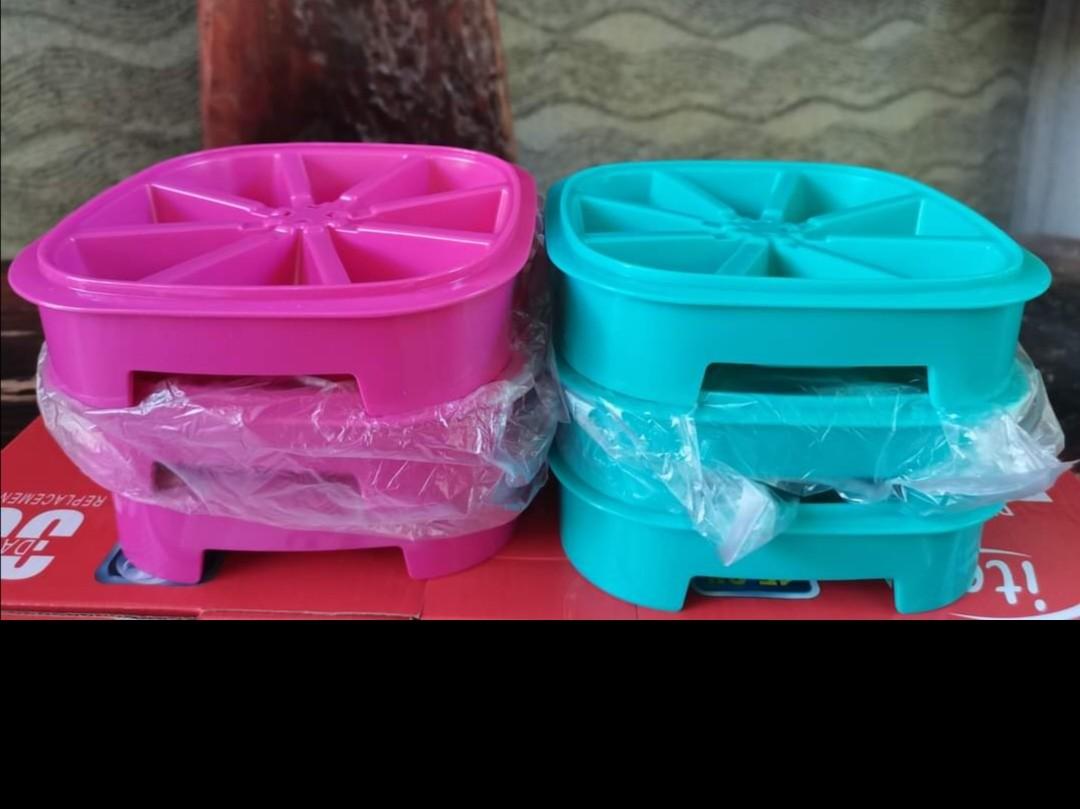 Tupperware Brand triangular ice tray, Furniture & Home Living ...