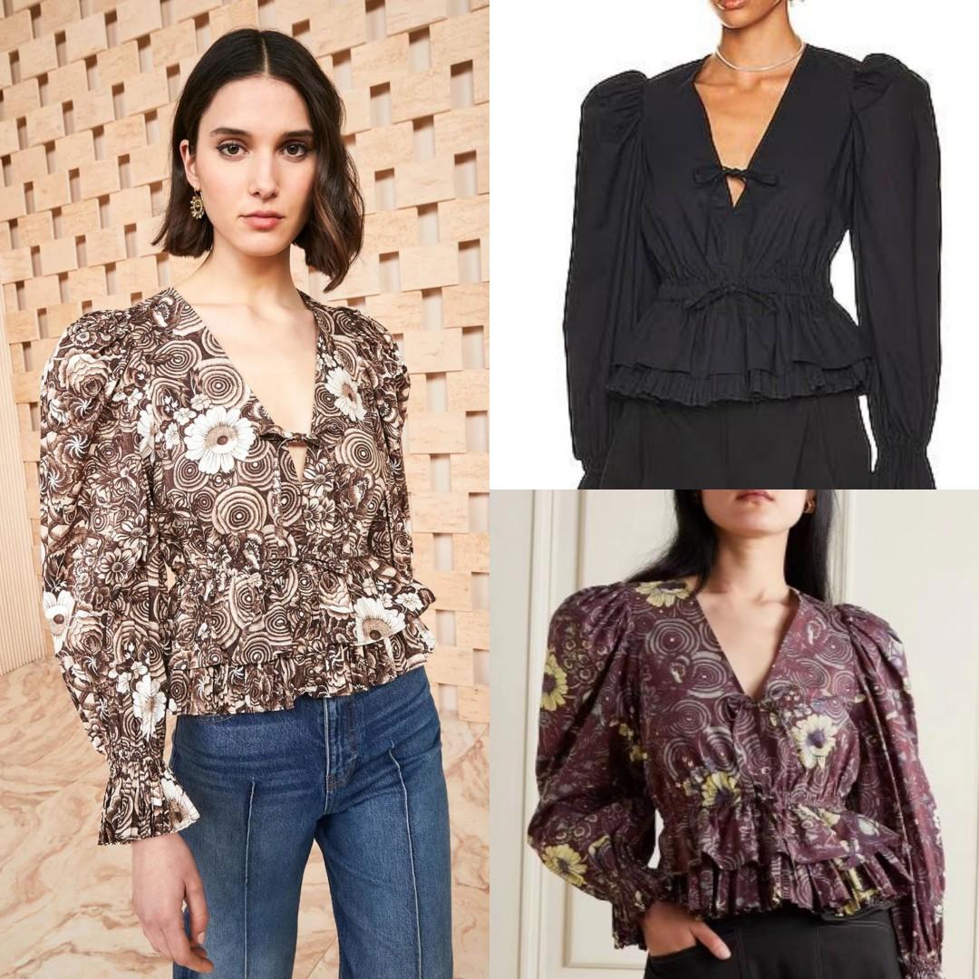 Ulla Johnson Ren Blouse, Women's Fashion, Tops, Blouses on Carousell