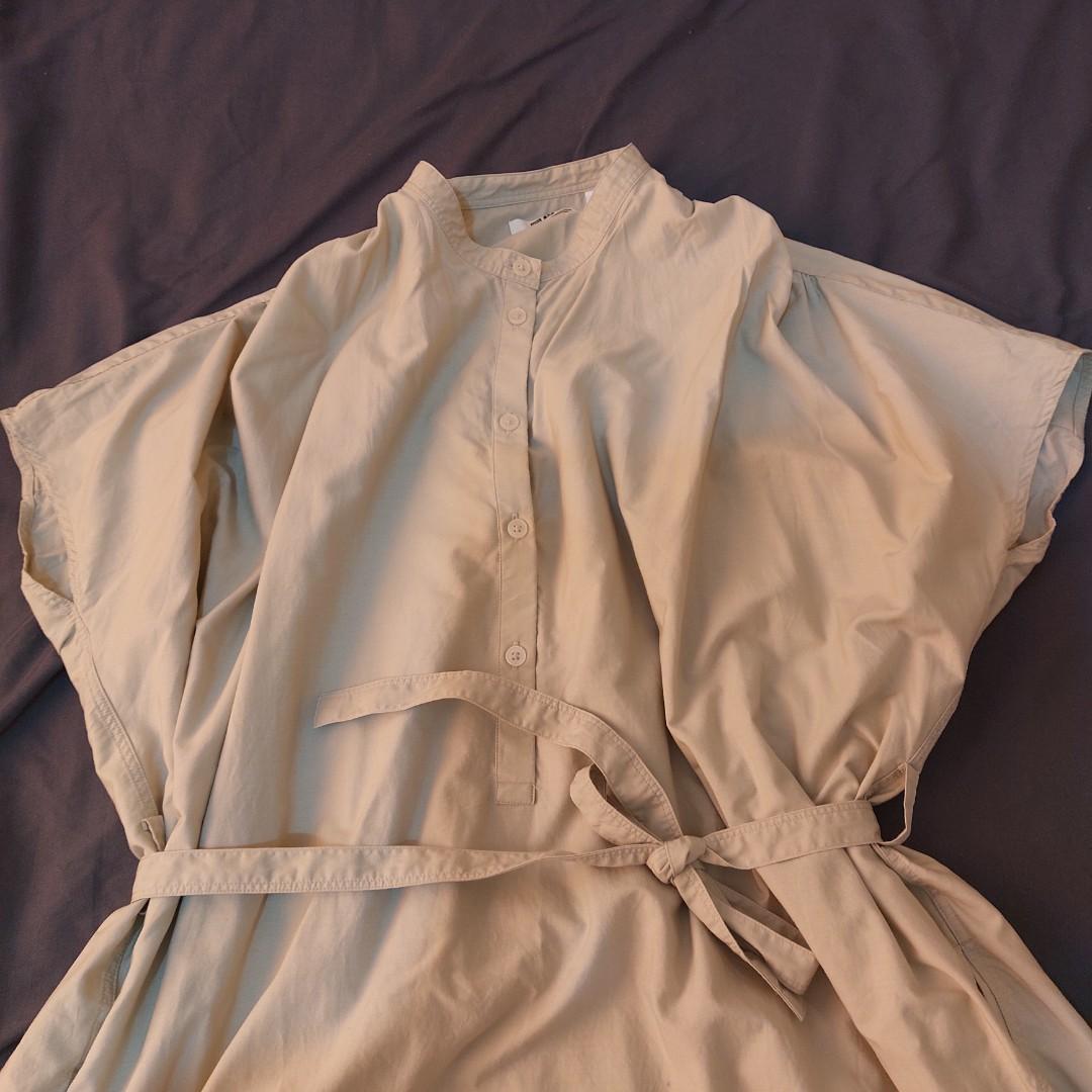 Uniqlo beige dress, Women's Fashion, Dresses & Sets, Dresses on Carousell