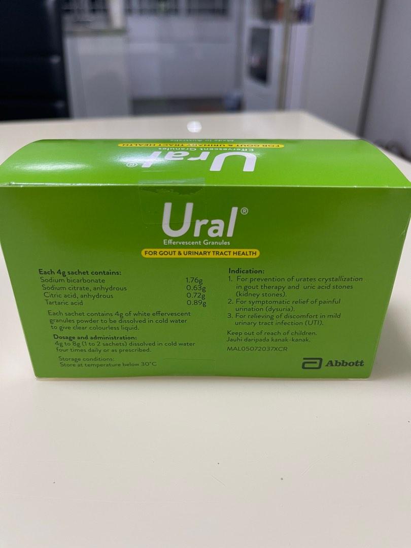 [Exp year 2026] URAL EFFERVESCENT GRANULES 28 X 4G SACHETS (Made in ...