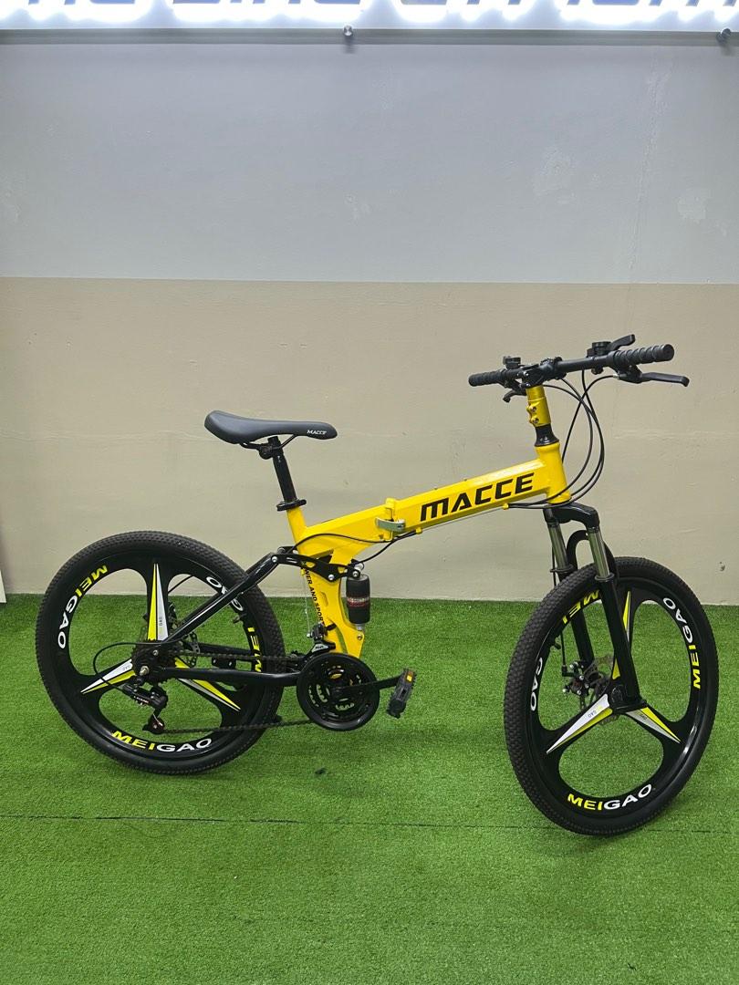 Used Macce foldable bike mtb folding mountain bicycle, Sports Equipment ...