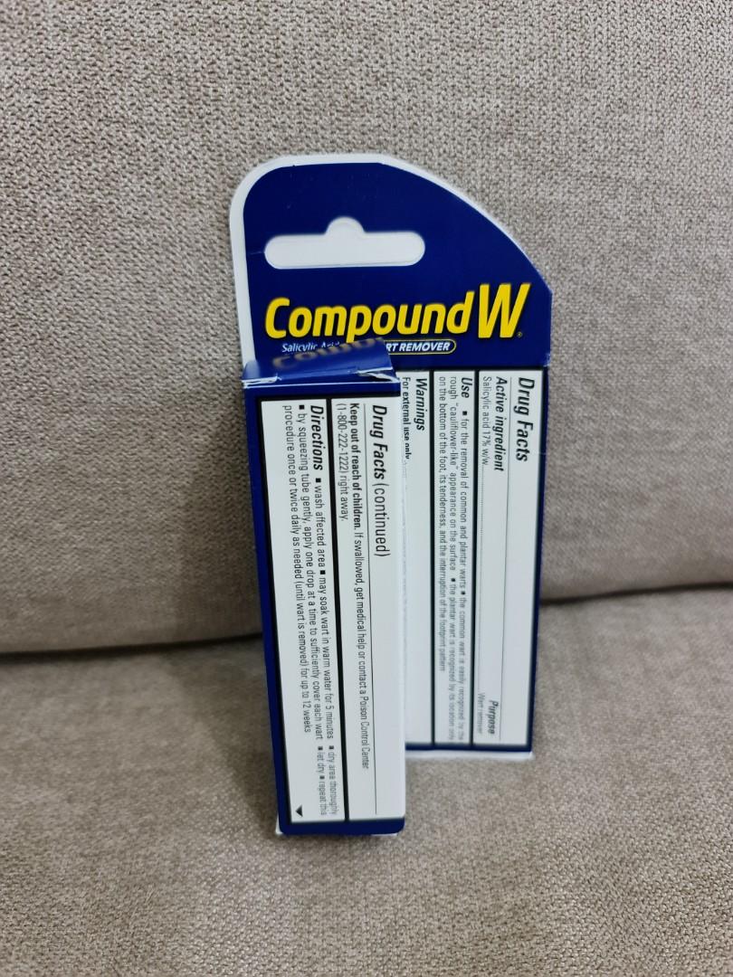 [USED ONCE] Compound W Salicylic Acid Wart Remover Maximum Strenth Fast ...