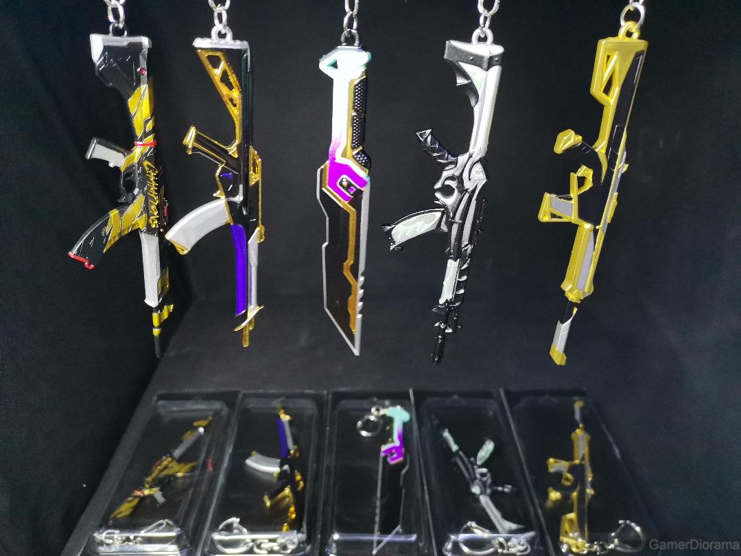 Valorant Weapons Keychains, Hobbies & Toys, Toys & Games on Carousell