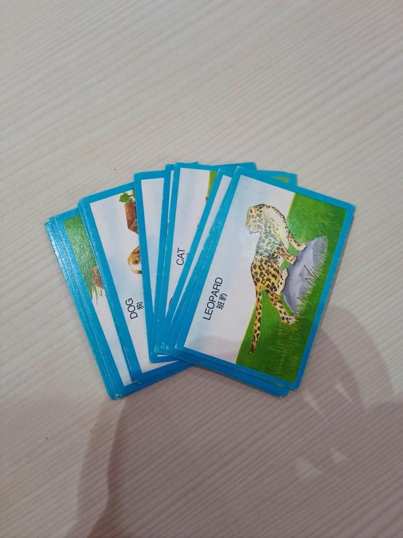 Vintage 90's Animal Game Playing Cards., Hobbies & Toys, Toys & Games ...
