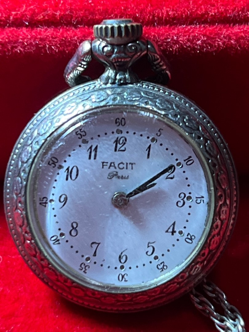 Vintage Facit solid silver .800 Winding watch 25 mm, Hobbies & Toys ...