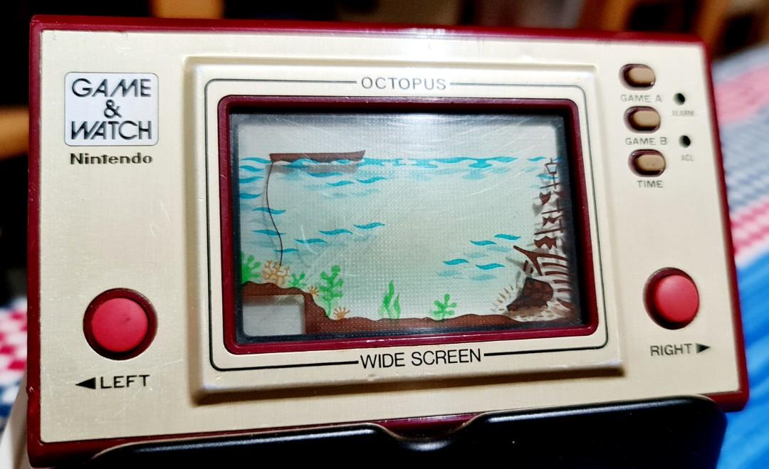 Vintage Nintendo Game & Watch widescreen - Octopus -1981, Hobbies ...