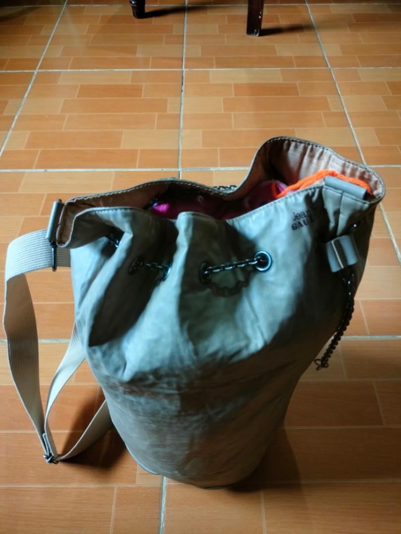 90S JEAN PAUL GAULTIER BOXING/BUCKET BAG, Men's Fashion, Bags ...