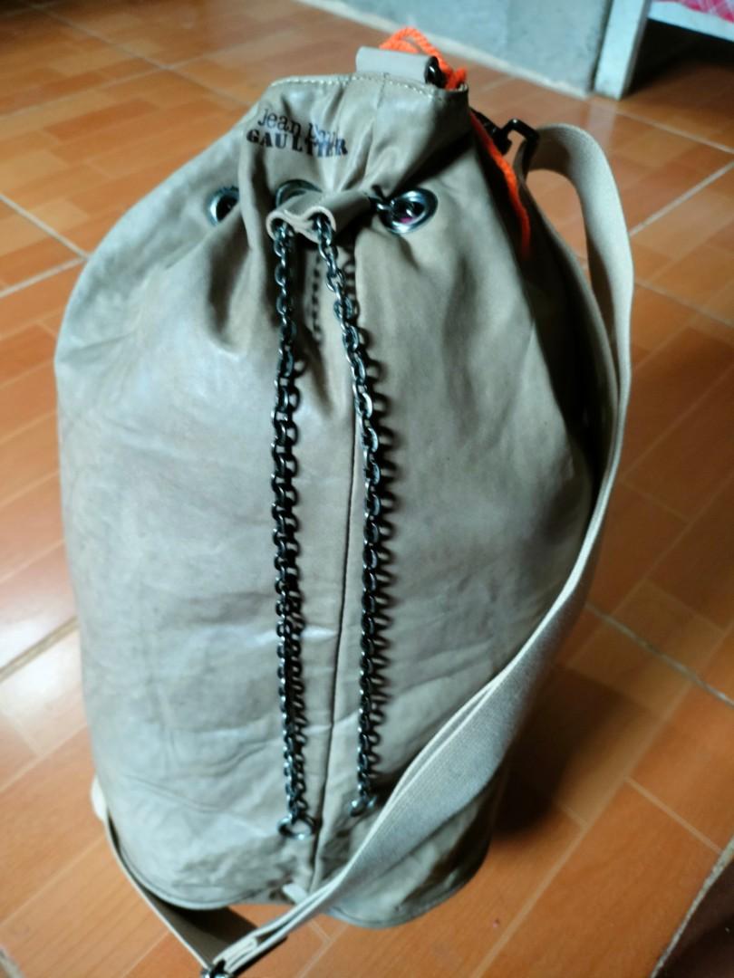 90S JEAN PAUL GAULTIER BOXING/BUCKET BAG, Men's Fashion, Bags ...
