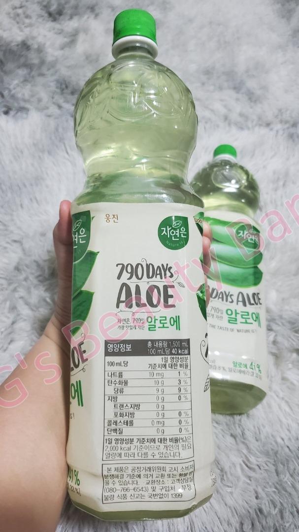 Woongjin Nature's Aloe Drink 1.5L - Authentic Korean Drink, Food ...