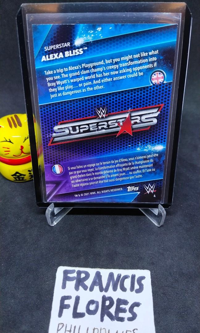 WWE / WRESTLING Card - ALEXA BLISS #4 (SUPERSTAR) TOPPS / YEAR 2021 ...