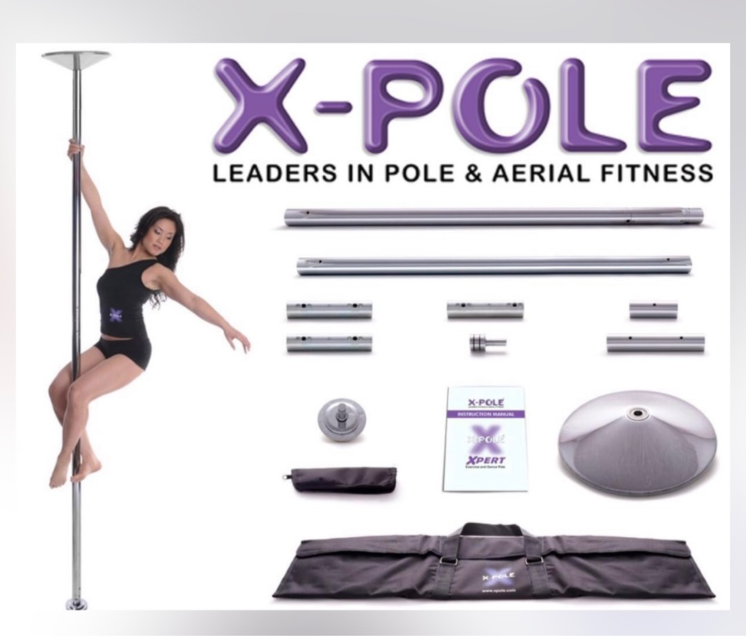 Xpole 40mm Original chrome (2014), Sports Equipment, Exercise & Fitness, Cardio & Fitness ...