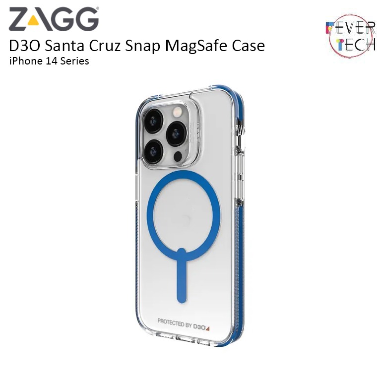 ZAGG D3O Santa Cruz Snap MagSafe Case for iPhone 14 Series, Mobile ...