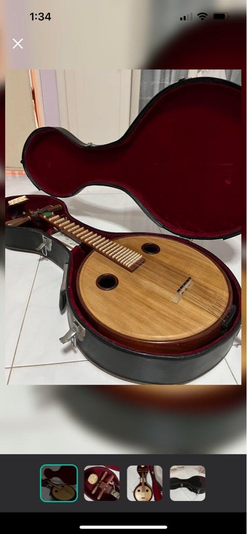 Zhong Ruan Chinese Guitar 中阮, Hobbies & Toys, Music & Media, Musical ...