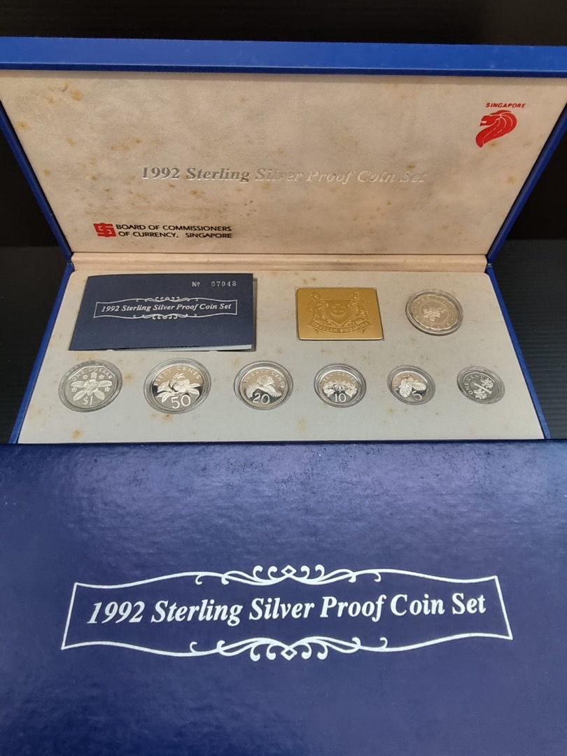 1992 Sterling Silver Proof Coin Set, Hobbies & Toys, Memorabilia & Collectibles, Currency on ...