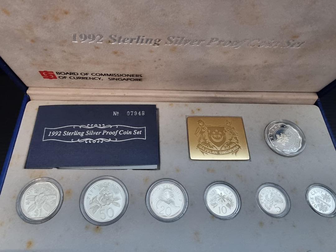 1992 Sterling Silver Proof Coin Set, Hobbies & Toys, Memorabilia ...