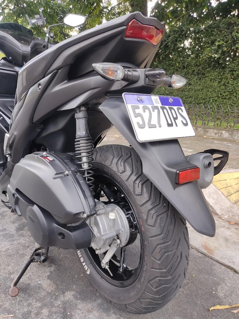2021 Yamaha Aerox V2, Motorbikes, Motorbikes for Sale on Carousell